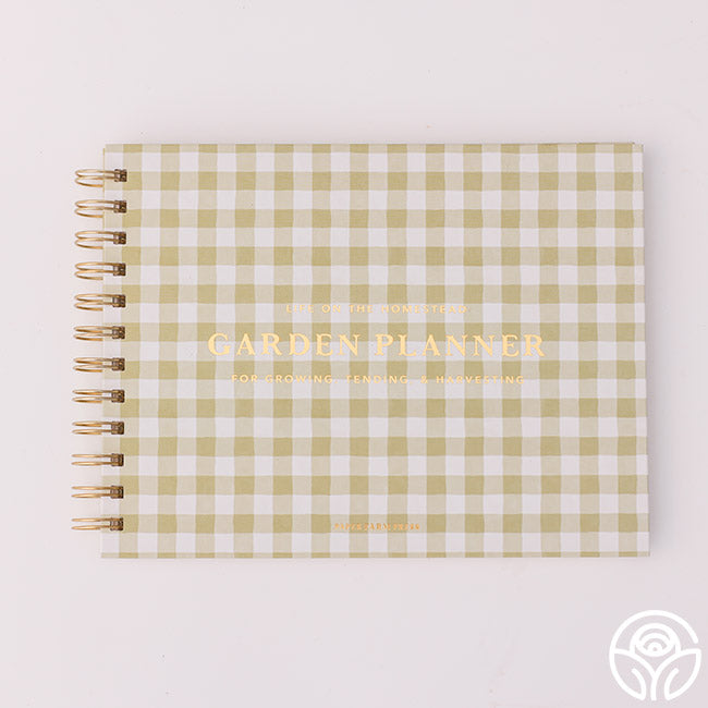 Gingham Garden Planner Notebook – Heirloom Roses